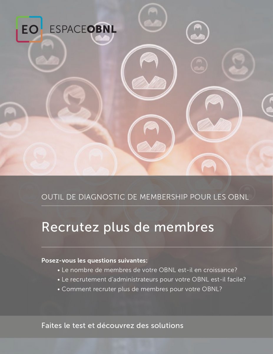 Outil de diagnostic du membership des OBNL | ESPACE OBNL